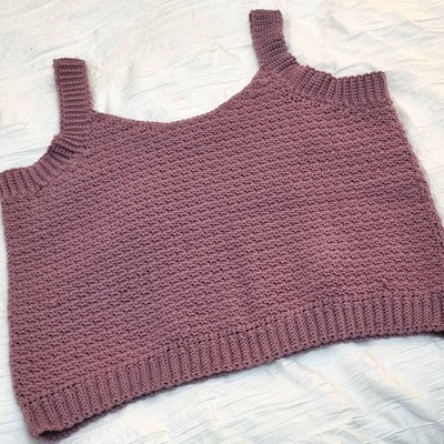 High-rise Top Crochet Pattern - Etsy