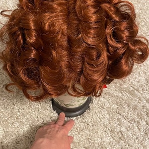 Fabulous Amazing Victorian Wig .. Color 130 Foxy Red .. Theater Wig ...