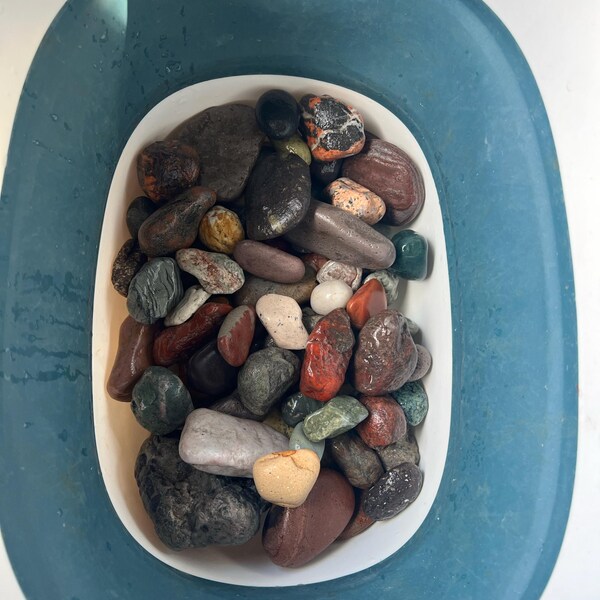 Alaska River Rock - 10 Pounds River Rocks Bulk - Wedding Stones ...