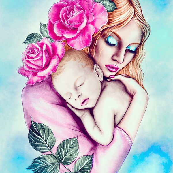 Agatha Coloring Page Printable Adult Coloring Page Download Light/dark ...