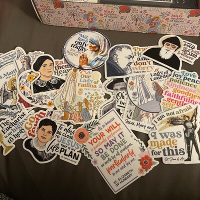 St. Bernadette Soubirous Sticker Catholicdecor Gift Confirmation ...