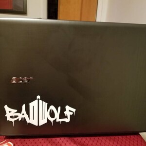 Bad Wolf Doctor Who Vinyl Sticker Car Window Door Bumper Decal DR ...