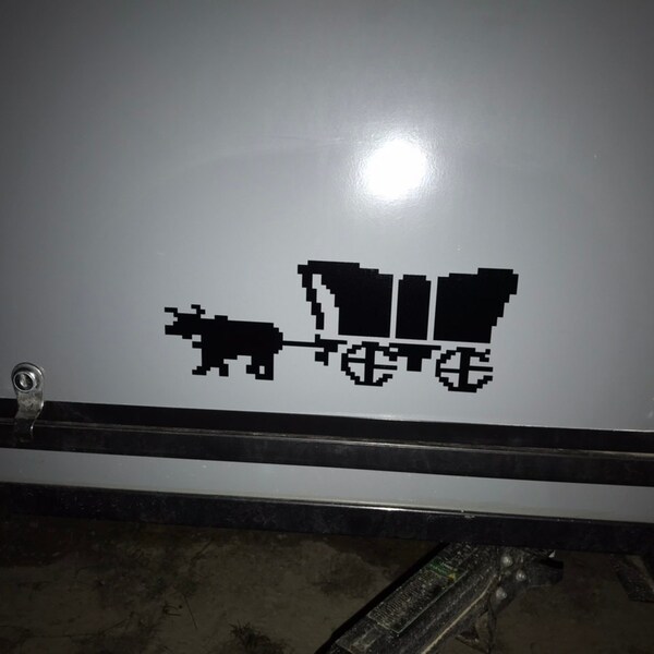 Oregon Trail Video Game Vinyl Decal Sticker - for Cars, Laptops, Phones ...