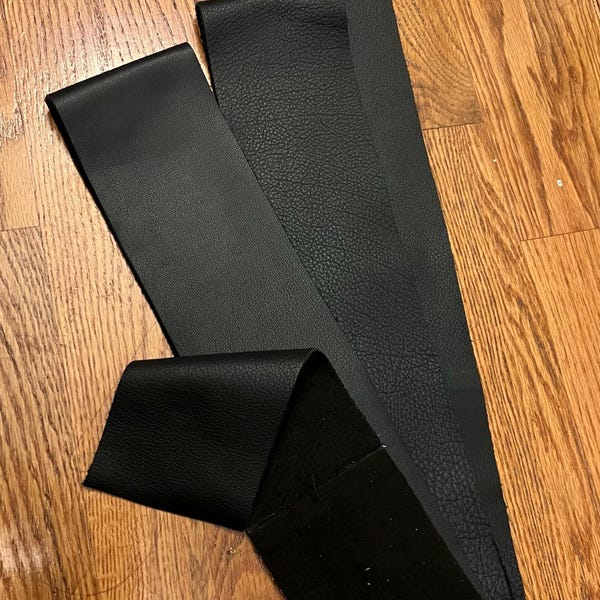 8.5" X 11" Distressed Cowhide Pre Cut Leather Pieces Ideal for Arts and ...