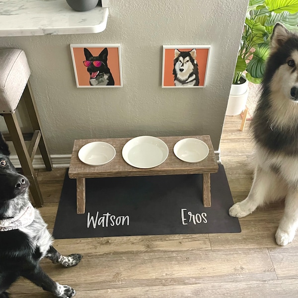 Dog Bowl, Dog Bowl Stand, Raised Dog Bowl Feeder, Elevated Feeder, Farm ...