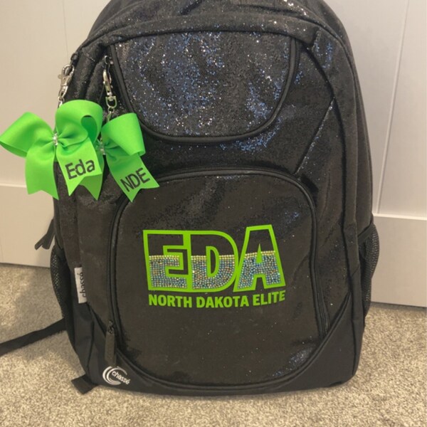 Cheer Bow Keychain, Backpack Keychain, Purse Key Chain, Girls Keychains ...