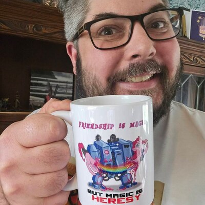 Ceramic Mug 15oz Friendship is Magic, but Magic is HERESY - Etsy