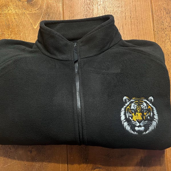 Realistic Tiger Head Embroidery Design - Lifelike Animal Face Pattern ...