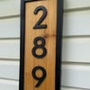 Custom Address Sign, Cedar Address Sign, House Number Address Sign ...
