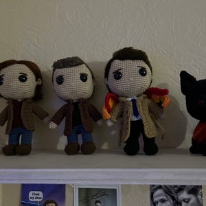 PATTERN: Supernatural Castiel Plush Crochet PDF - Etsy