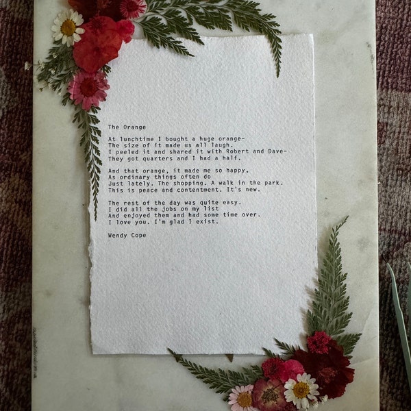 Original Poetry Bookmarks, Poetry Quotes, Poetry Print, Handmade ...