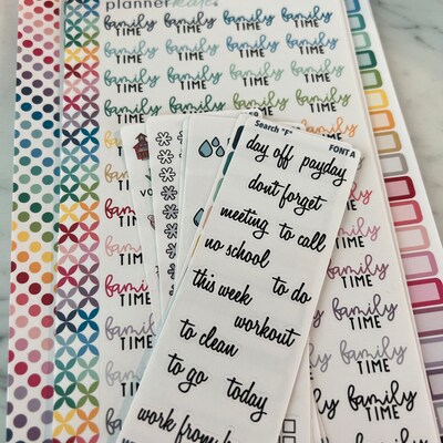 MS-104 Order Takeout Mixed Script Stickers - Etsy