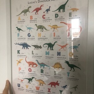 Dinosaur Alphabet Print, Toddler Room Decor, Classroom Decor, Perfect ...