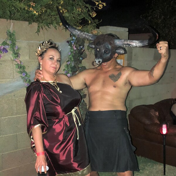 Minotaur Bull Mask: Handmade Taurus Costume, Mythological Cosplay - Etsy
