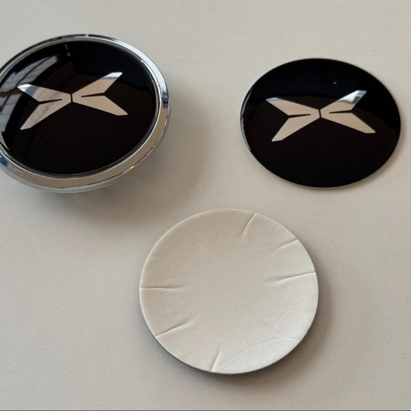 Metal Stickers Custom Car / Wheels Center Cap Logo Badge Wheel Trims ...