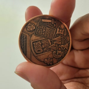 One More Game / Go to Bed Decision Maker Coin - Etsy