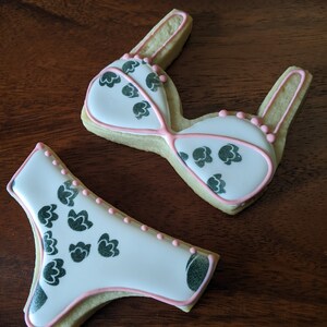 2 Piece Bikini or Bra and Panties or Underwear Cookie Cutter or Fondant ...