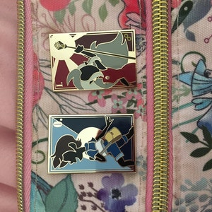 The Locked Tomb Gideon and Harrow Pins Ninth House Enamel - Etsy