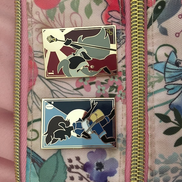 The Fool & the Magician - the Owl House Inspired Tarot Card Pins - Etsy