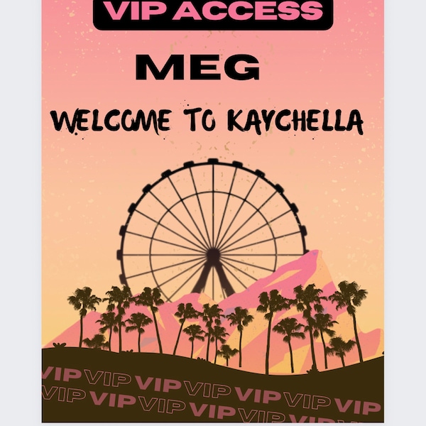 CUSTOM FEST Wristbands Concert Music Festival VIP Template | Canva ...