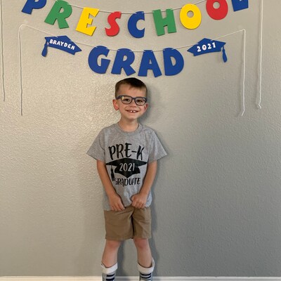 2021 Pre-k Grad Preschool Graduation PRE-K Graduation Shirt Preschool ...