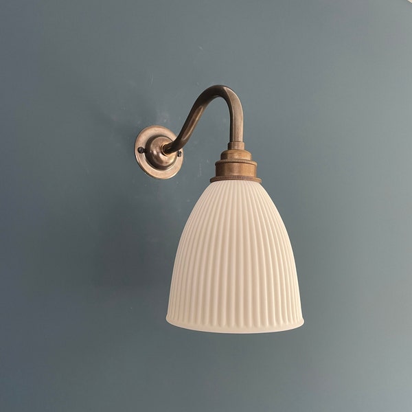 Prismatic Porcelain Pendant Light - Handmade Translucent Warm Ceramic ...