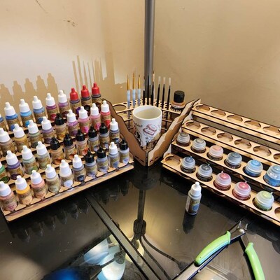 40 Bottle Vallejo/army Painter Modular Paint Rack - Etsy