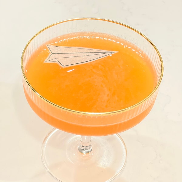 Paper Plane Cocktail Topper Garnishes: Pack of 20 - Etsy
