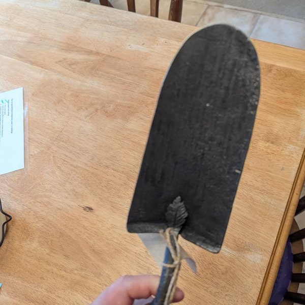 T Handle Garden Spade, Handmade Forged Garden Shovel, Garden Tools ...