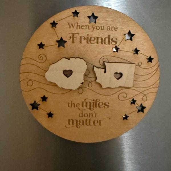Togetherness|sign|ornaments| Miles Don't Matter | Family Magnet or ...