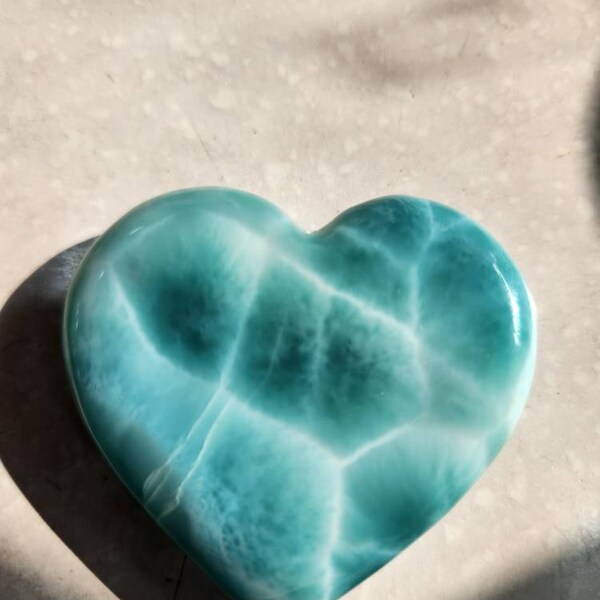 160g AAA High Quality Sky Blue Larimar Slab, Larimar Crystal, High ...