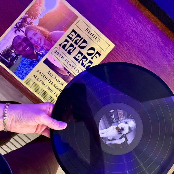 Personalized Custom Vinyl Record: Anniversary, Wedding, Valentine's ...