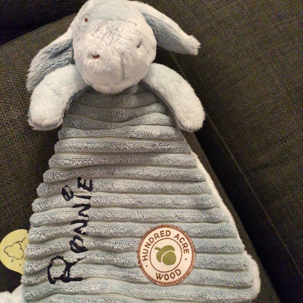 Personalised Baby Comforter / Winnie the Pooh Comfort Blanket ...