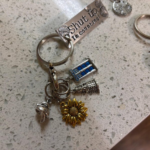 Dr Who Inspired Clara "the Impossible Girl" Hand Stamped Keychain - Etsy