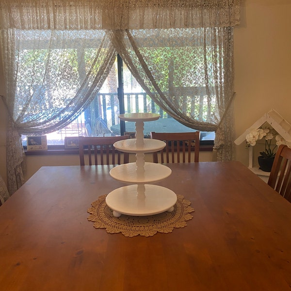 4-tier Cupcake Stand for Wedding, Gold Wedding Cake Topper, Wedding ...