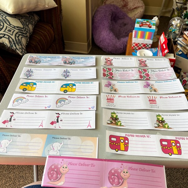 Grab Book of 26 Please Deliver to Labels - Etsy