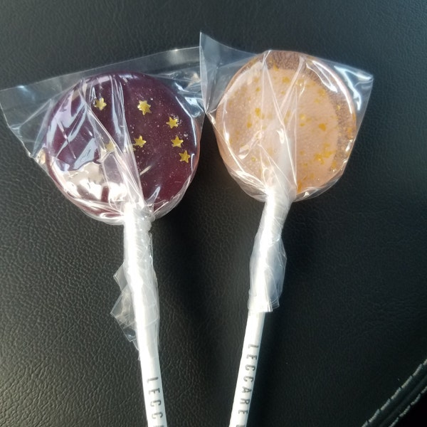 Strawberry Lemonade Lollipops | Glitter Lollipops | Baby Shower Favor ...