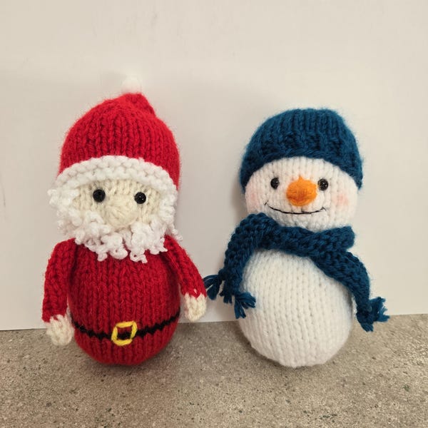 Make It Merry Tree Decorations Knitting Pattern - Etsy