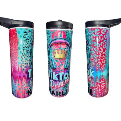 20oz Skinny Tumbler Sweet Life Candy Bar Sublimation Designs. Rainbow ...