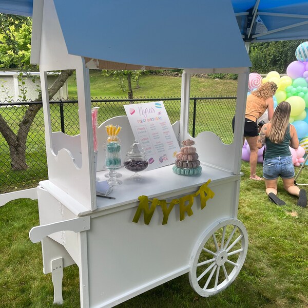 Candy Cart Traditional Style (foldable) PLANS With Measurements ...