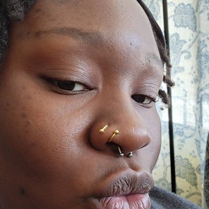 Alien Bendable Septum Ring Hoop Daith Ring Nose Ring Cartilage - Etsy