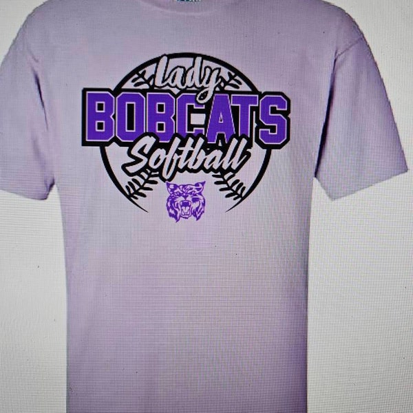Softball Svg, Bobcat Softball Svg, Bobcat, Bobcats, Softball, Svg, Dxf ...