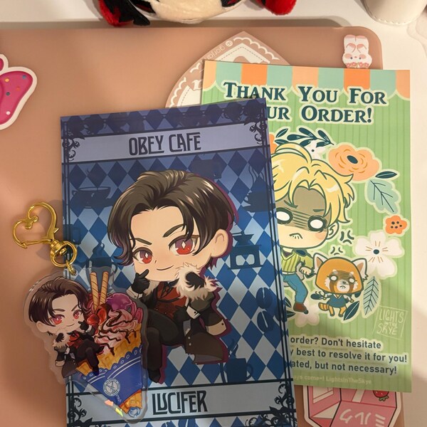 Obey Cafe Crepe Keychains~! - Etsy