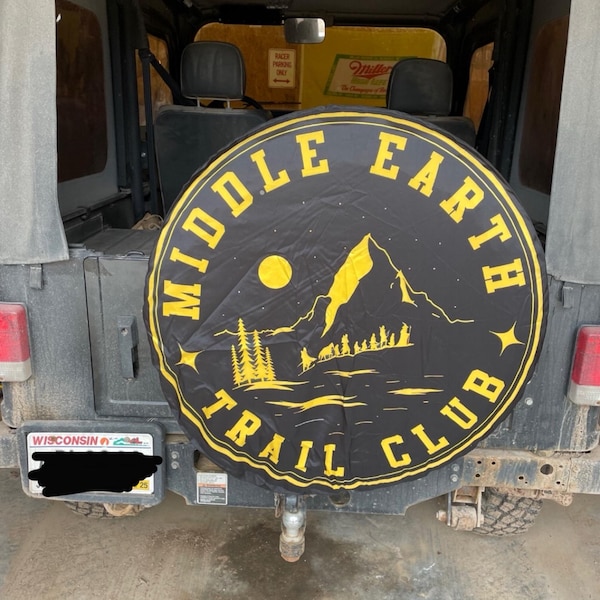 Middle Earth Trail Club Spare Tire Cover With or Without Camera Hole ...