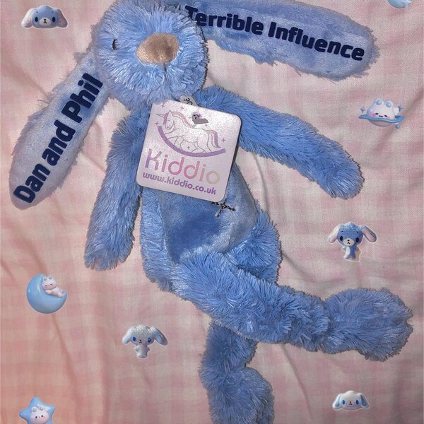 Personalised Bunny Plush Backpack , Custom Bunny Bag, Kids Backpack ...