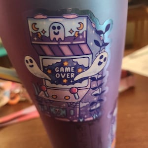 Paint Palette Cute Aesthetic Vinyl Sticker Waterproof, Waterbottle ...