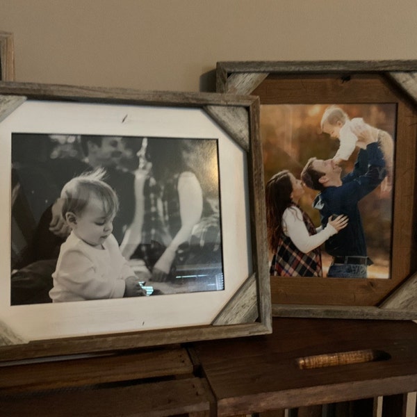 Rustic Cornerblock Frames - Etsy