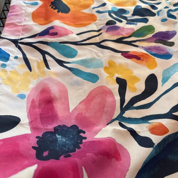 Vintage Botanical Print Comforter - French Script Floral Bedding ...