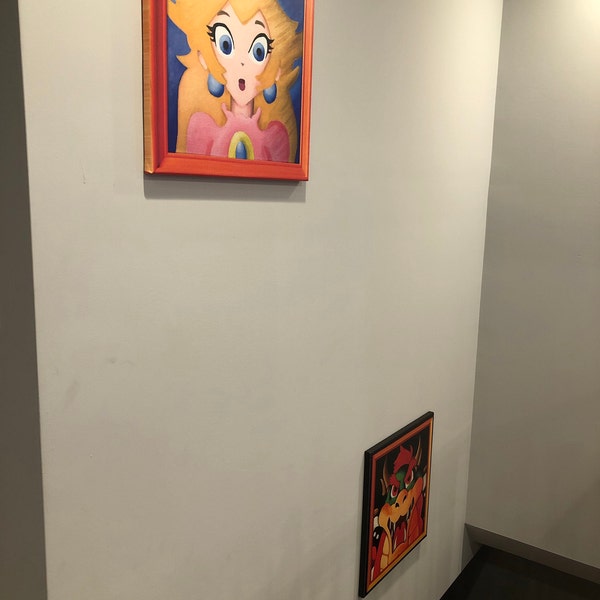 Super Mario 64 Gallery Set! ALL 10 Paintings From the Game! (canvas ...