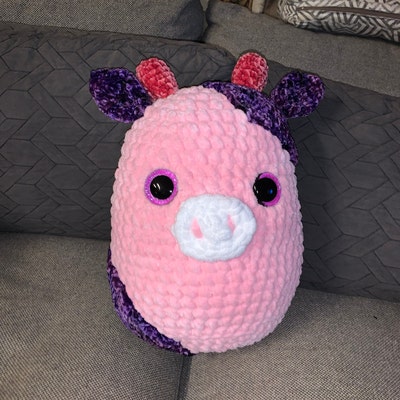 Crochet Jumbo 16 Squishmallow Cow PATTERN PDF - Etsy